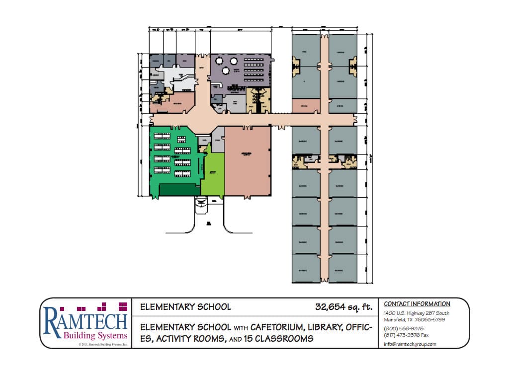 Ramtech relocatable and permanent modular building floor plans